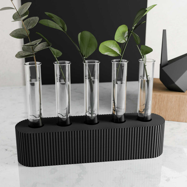 Quintuple Plant Propagation Stand Black | Minimalist Gardener